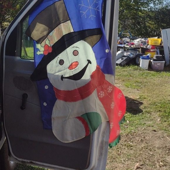 Other | Snowman Flag | Poshmark